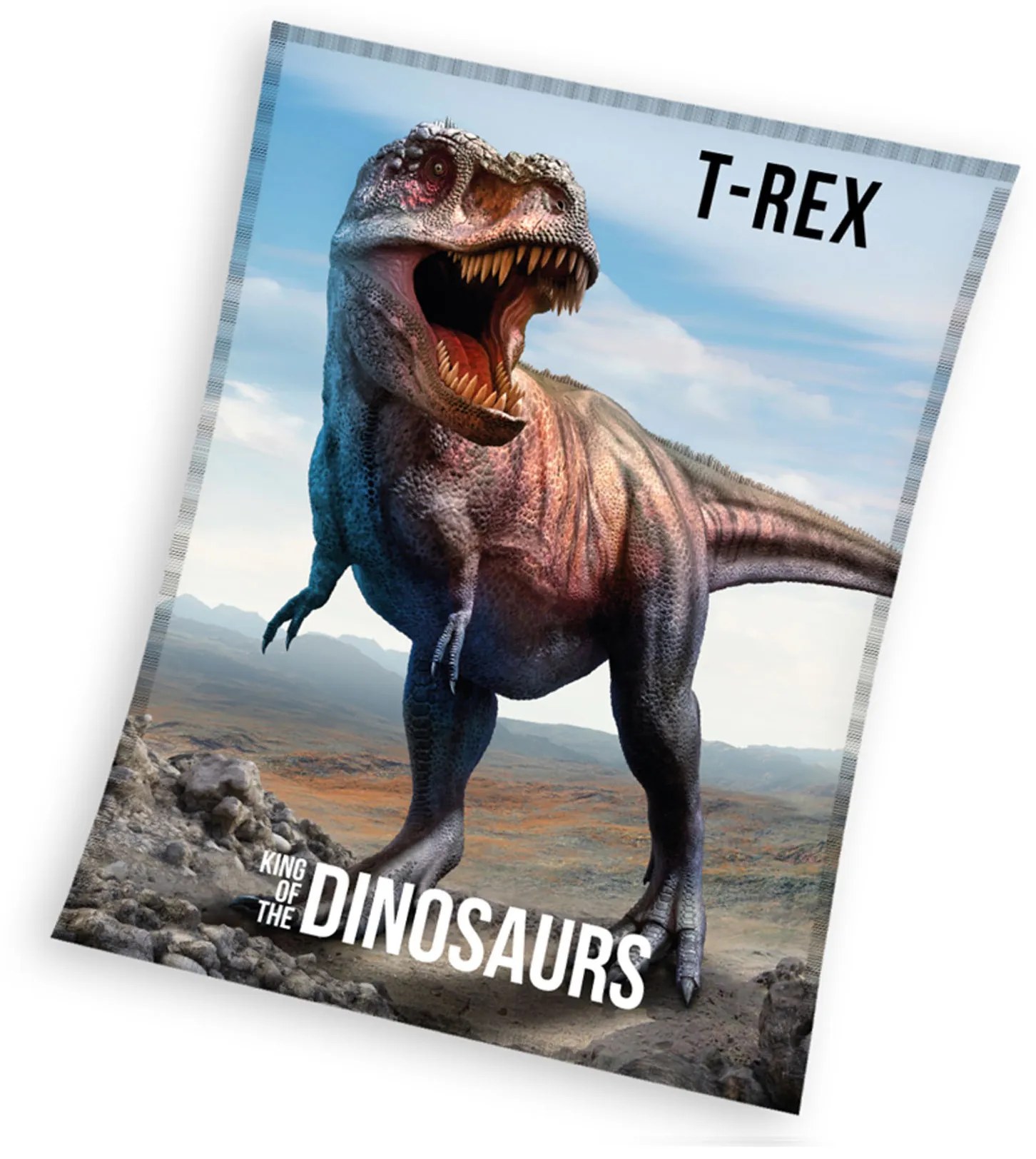 Sleva - Dětská mikroplyšová de Dětská mikroplyšová deka 130 x 170 cm - T-Rex - Biano.cz - eMimino.cz