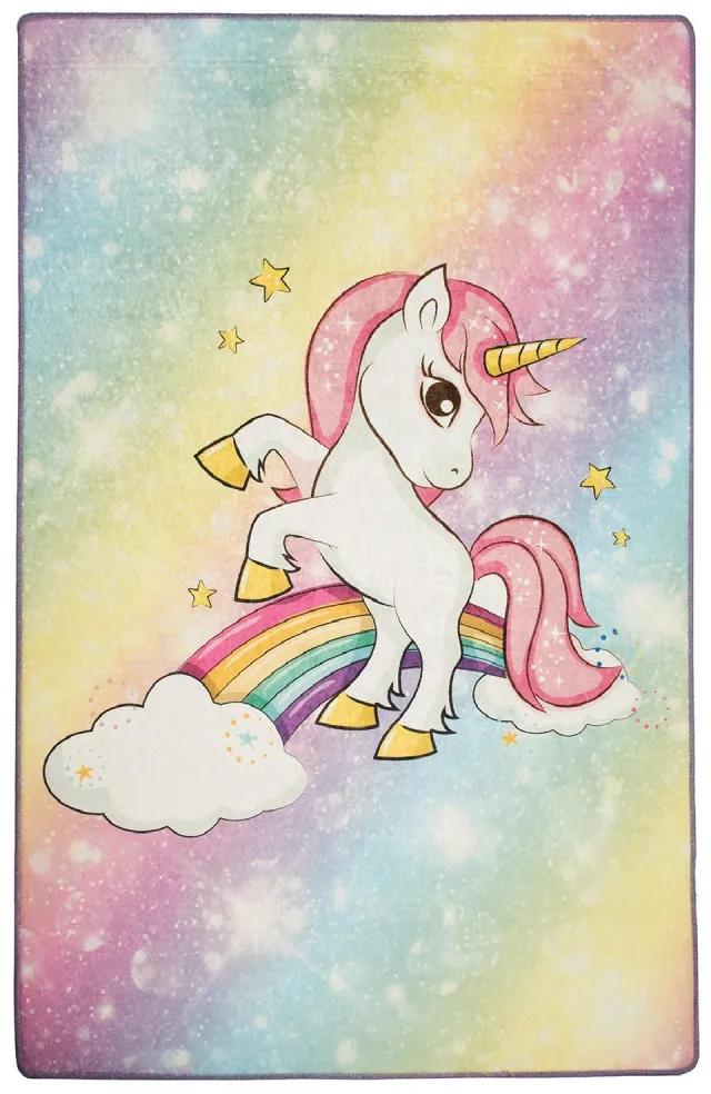 Sleva - Černobílý pratelný dět Černobílý pratelný dětský koberec 100x160 cm Little Bear – Vitaus ...